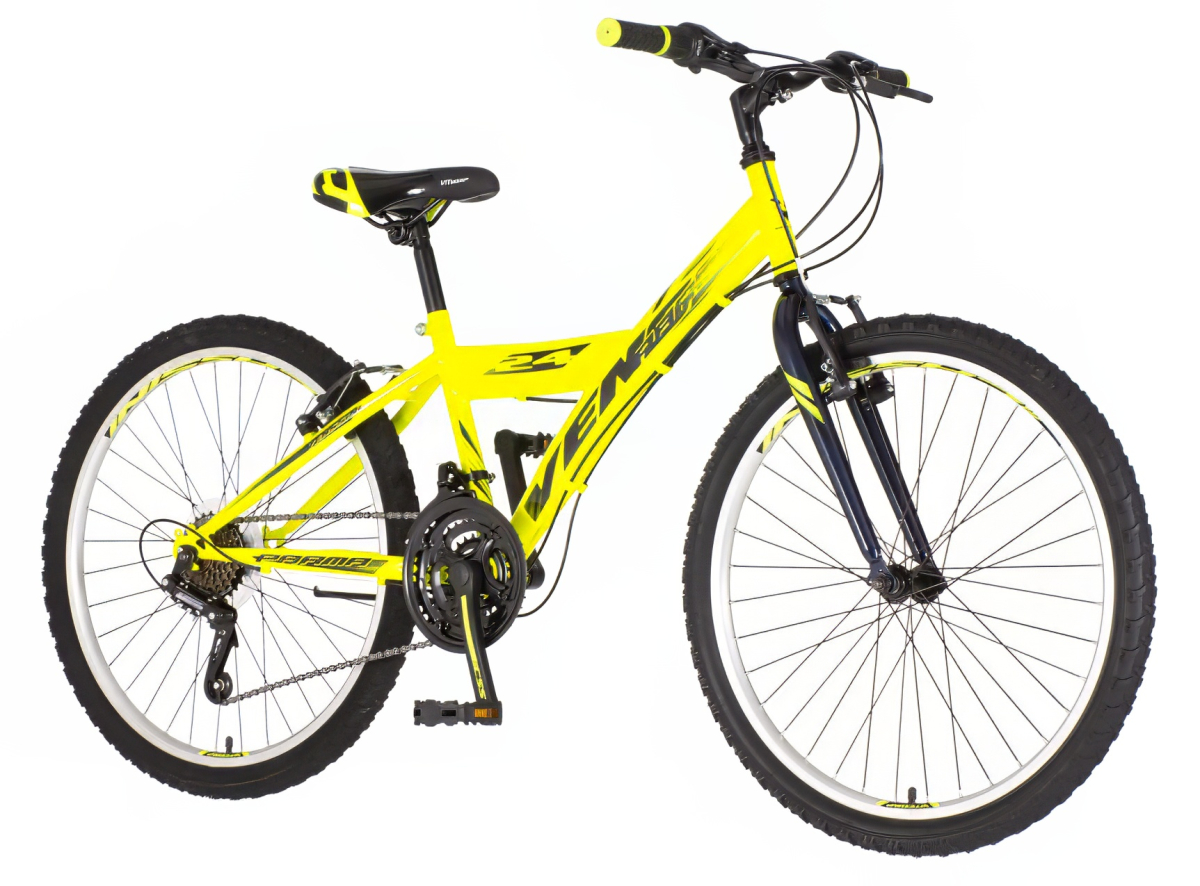 BICIKL JUNIOR 24 VENSSINI PARMA 24" 13" V-BRAKE 18 BRZINA 132-155CM (XS ...