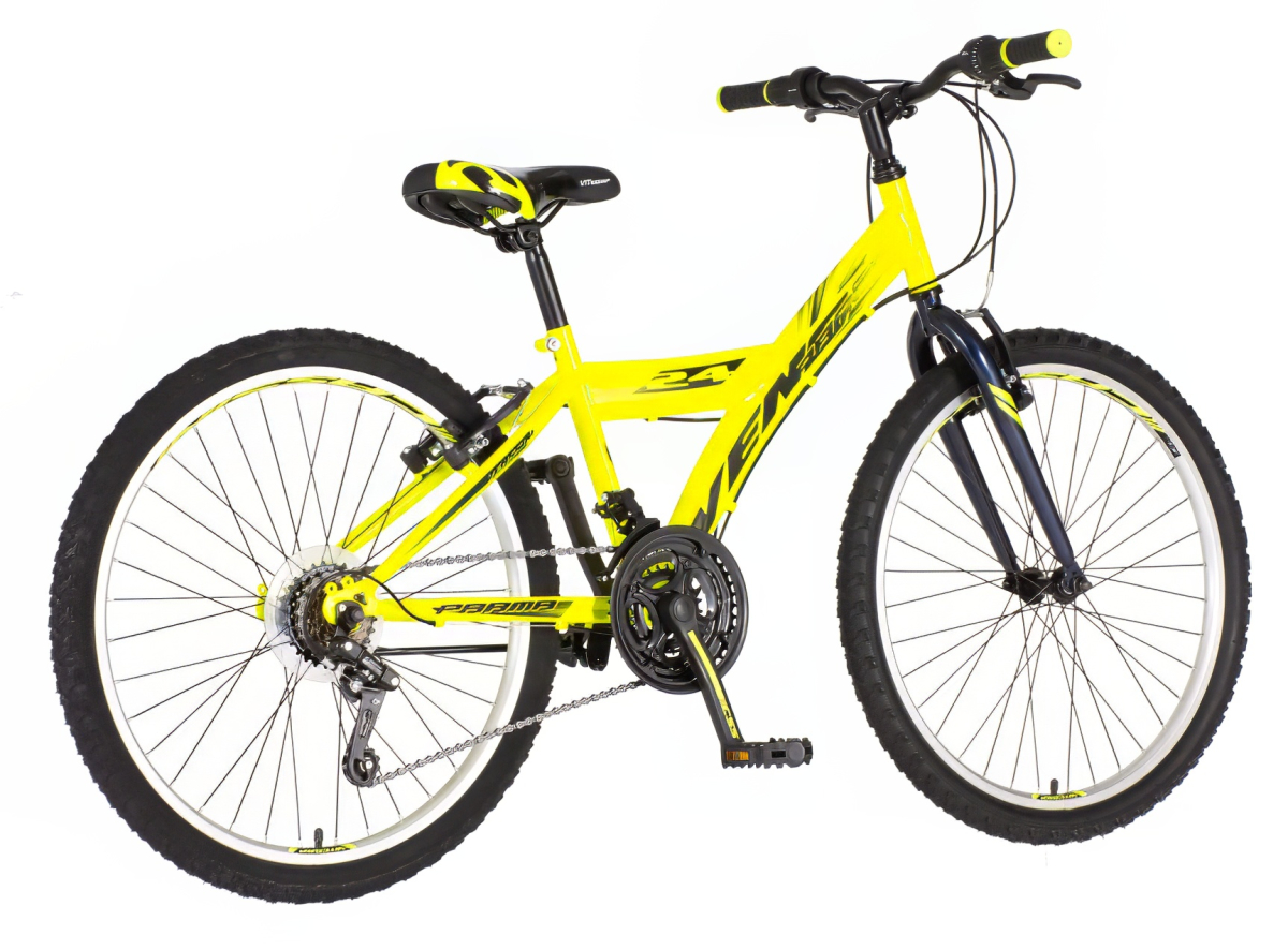 BICIKL JUNIOR 24 VENSSINI PARMA 24" 13" V-BRAKE 18 BRZINA 132-155CM (XS ...