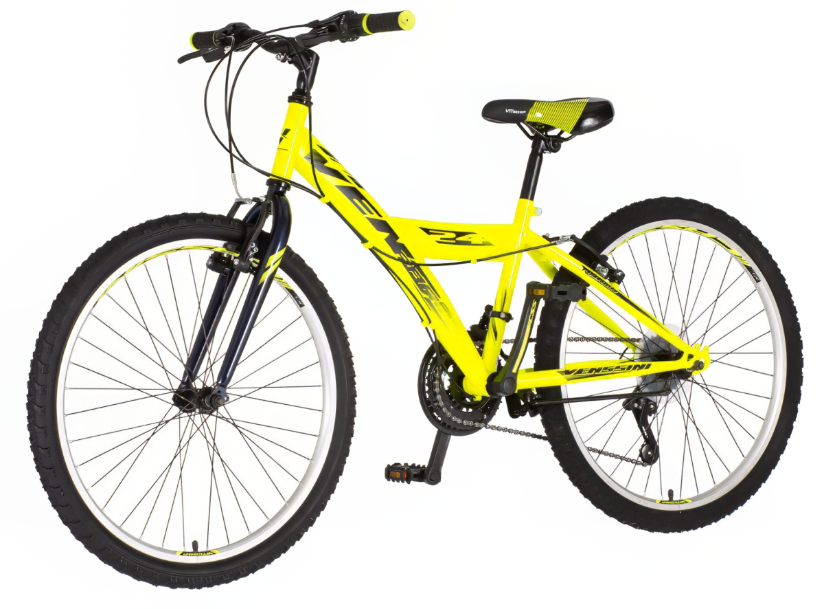 BICIKL JUNIOR 24 VENSSINI PARMA 24" 13" V-BRAKE 18 BRZINA 132-155CM (XS ...
