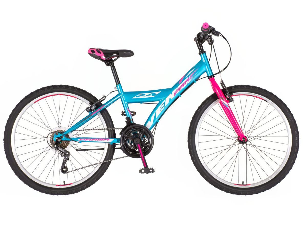 BICIKL JUNIOR 24 VENSSINI PARMA 24" 13" V-BRAKE 18 BRZINA 132-155CM (XS ...