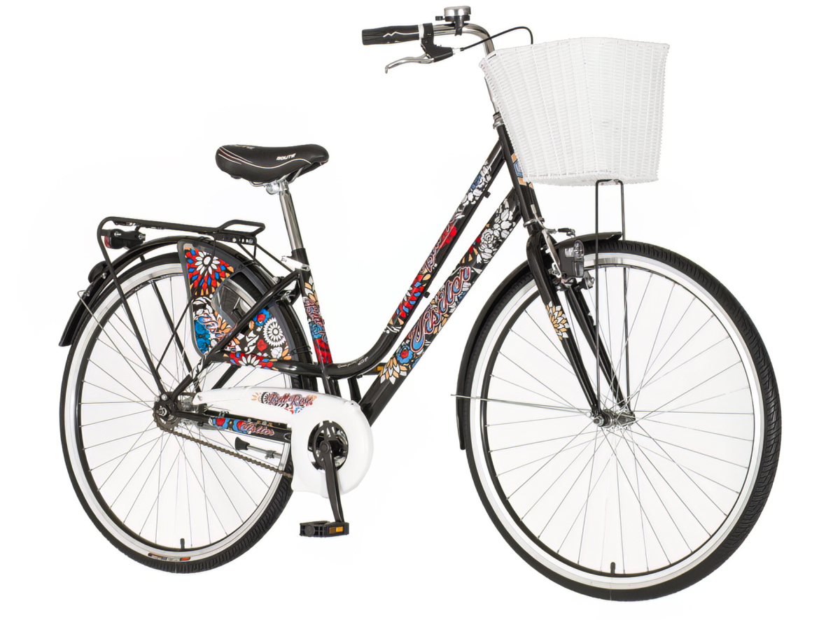 Crno multikolor bell ženska bicikla -fas284f | Venera Bike d.o.o.