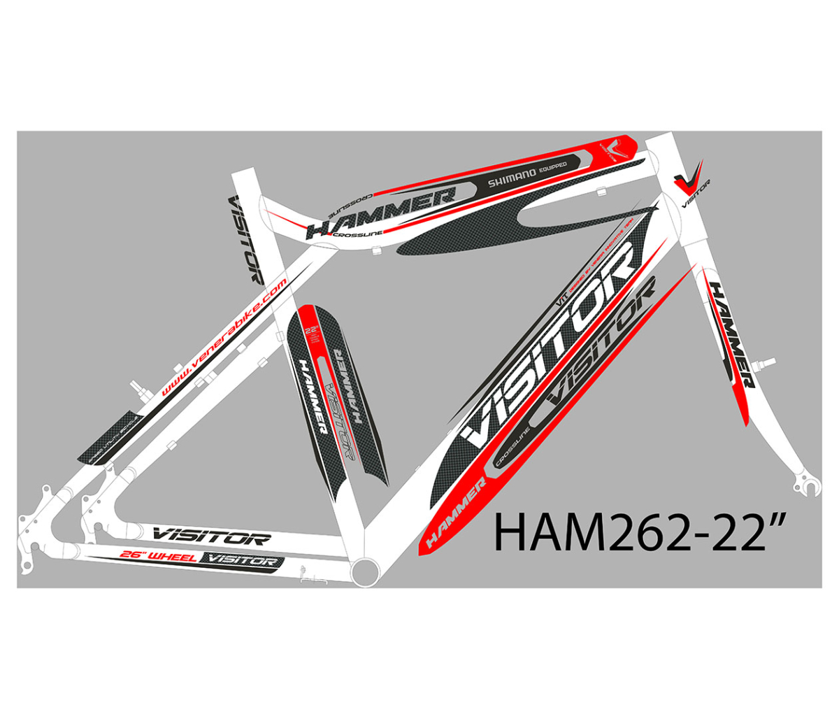 Ham262 26/22 F.RAM CASSINI za visitor hammer beli 2021 @@ | Venera Bike ...