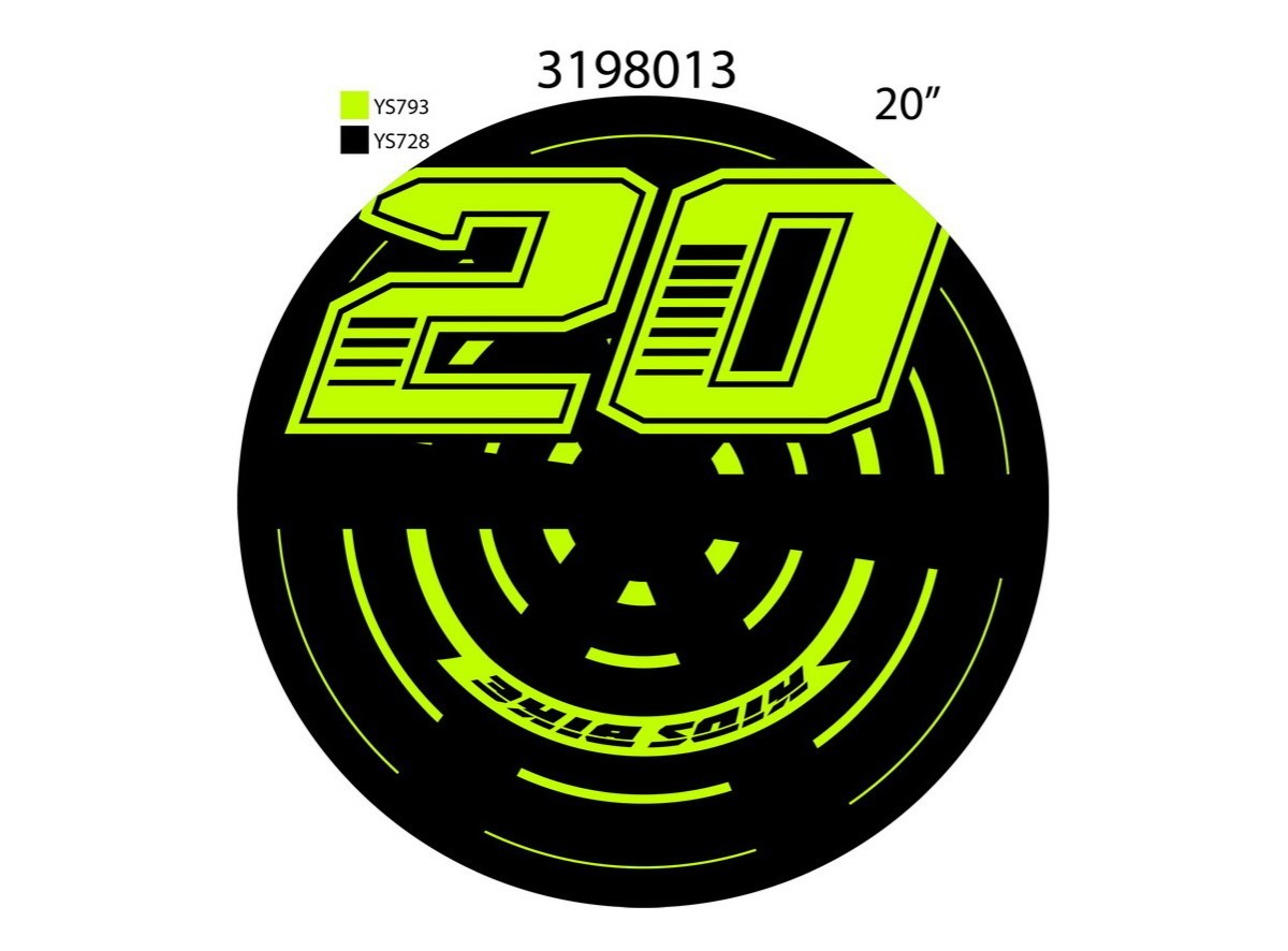 FRIZBI Uniset.20.friz neon zuti ys793 2021 | Venera Bike d.o.o.