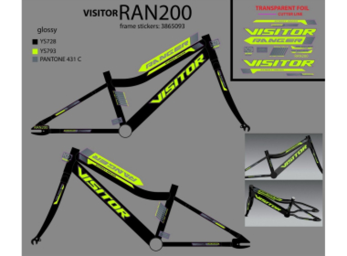 NAL.P.RAM.VEN RAN202DMTVKK/201R6P;/20"10" NAL.RAM PVC STICKER RAN200 ...