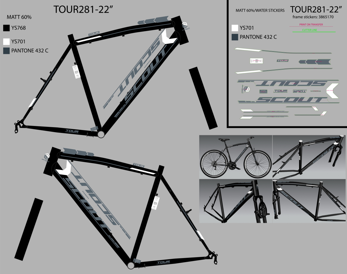 Tour281 28/22 F.RAM CASSINI za visitor tour crni 2021 @@ | Venera Bike ...