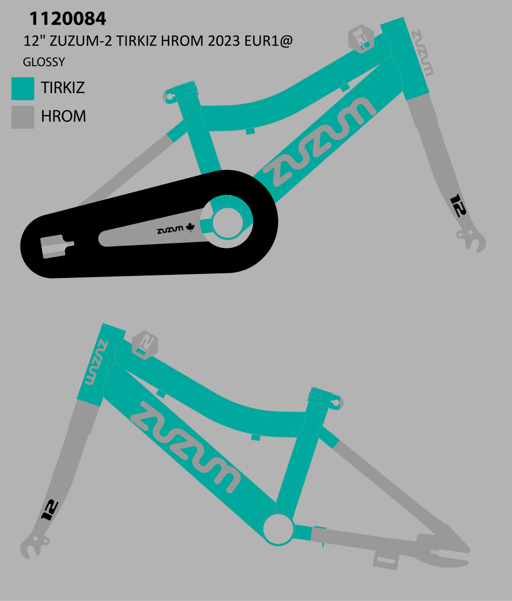 F.RAM CASSINI 12 zuzum-2 tirkiz hrom 2023 eur1@ | Venera Bike d.o.o.