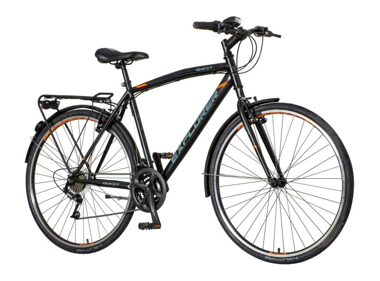TOURING CROSS BICIKLA EXPLORER CRNO NARANDŽASTA-QES283S | Venera Bike d ...