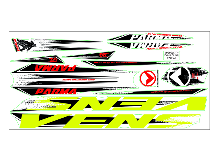 NAL.P.RAM.VEN STICKER PAM242MTVVB/24AR6P3/S13" | Venera Bike d.o.o.