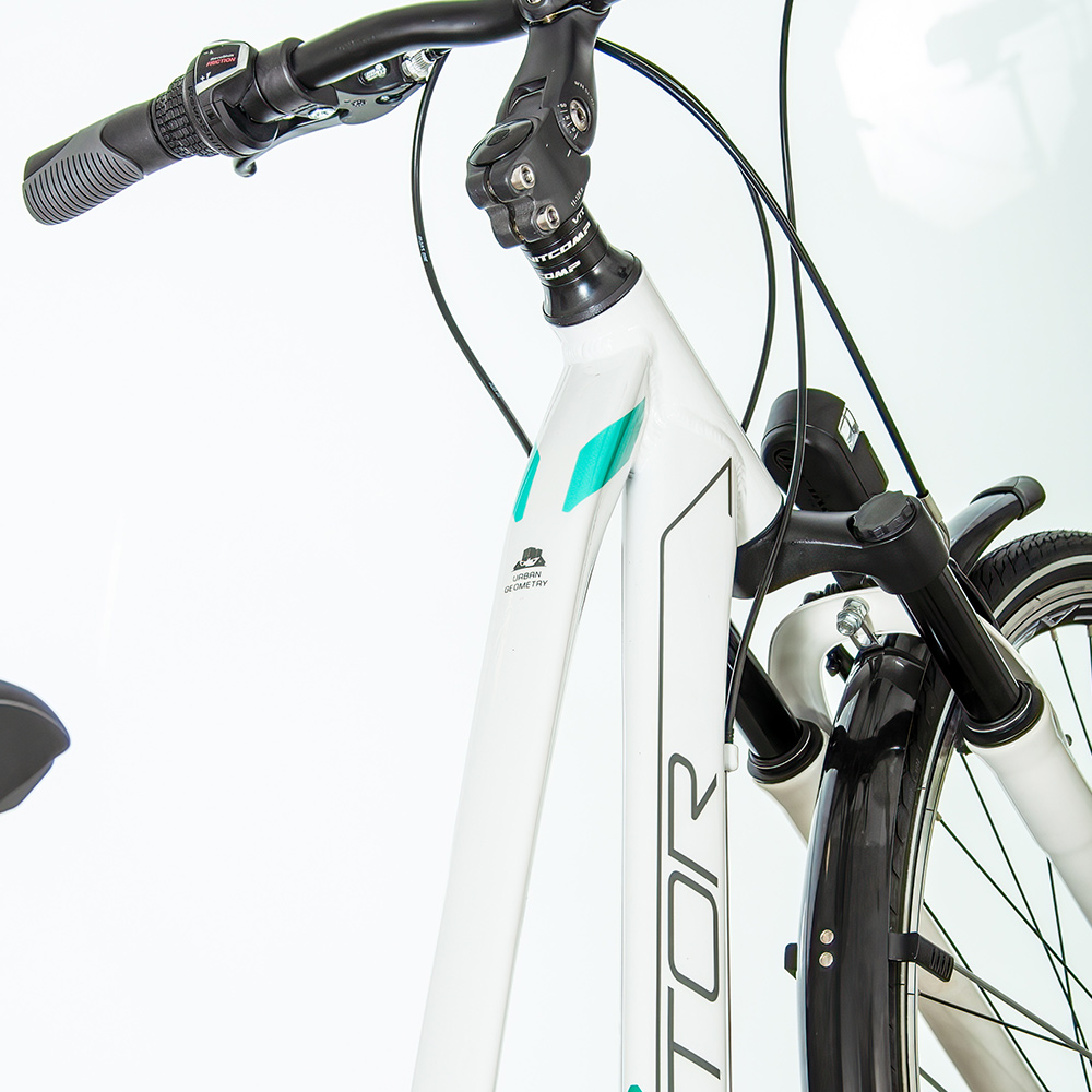 TOURING CROSS BICIKLA VISITOR BELO SIVA-TRE285AMS | Venera Bike d.o.o.