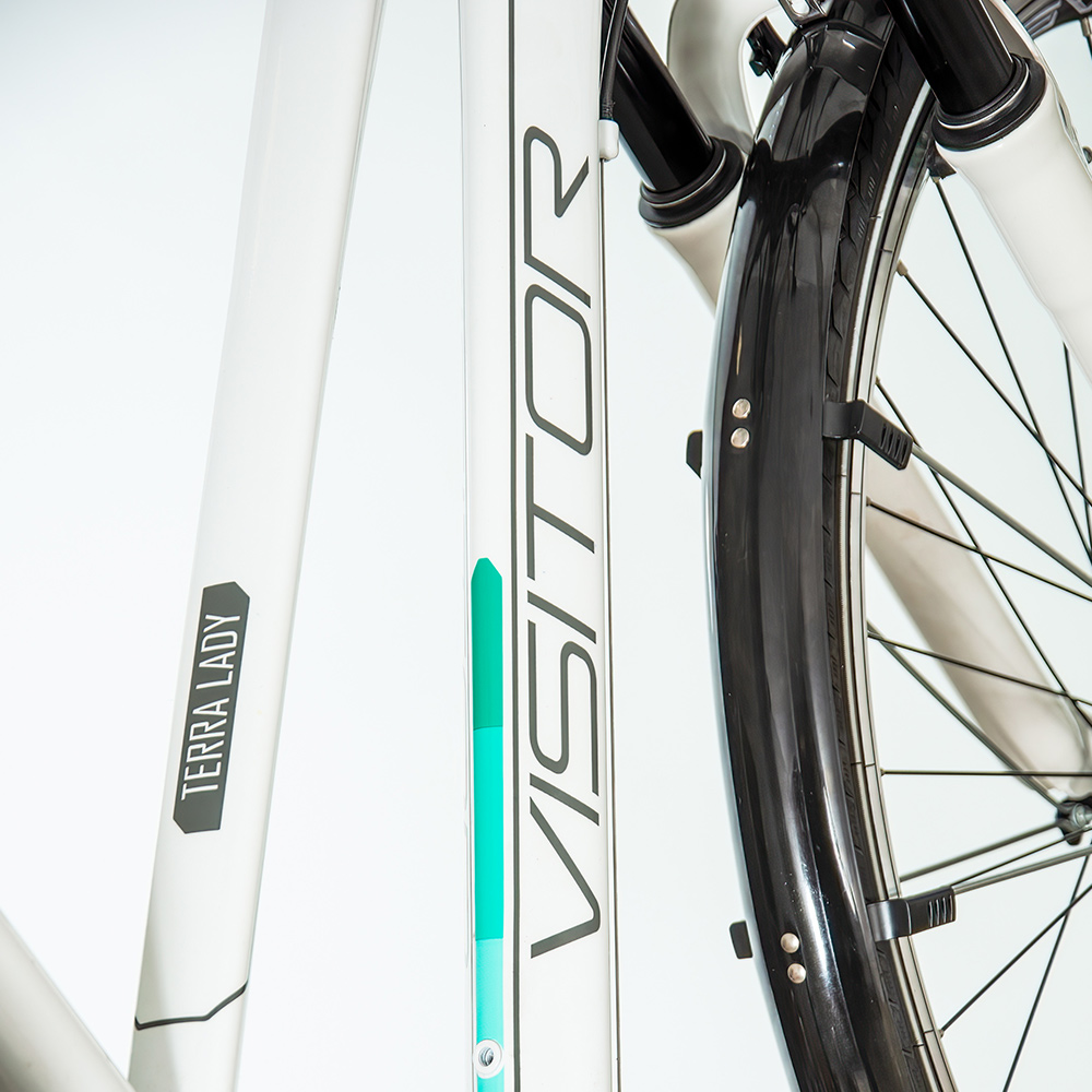TOURING CROSS BICIKLA VISITOR BELO SIVA-TRE285AMS | Venera Bike d.o.o.