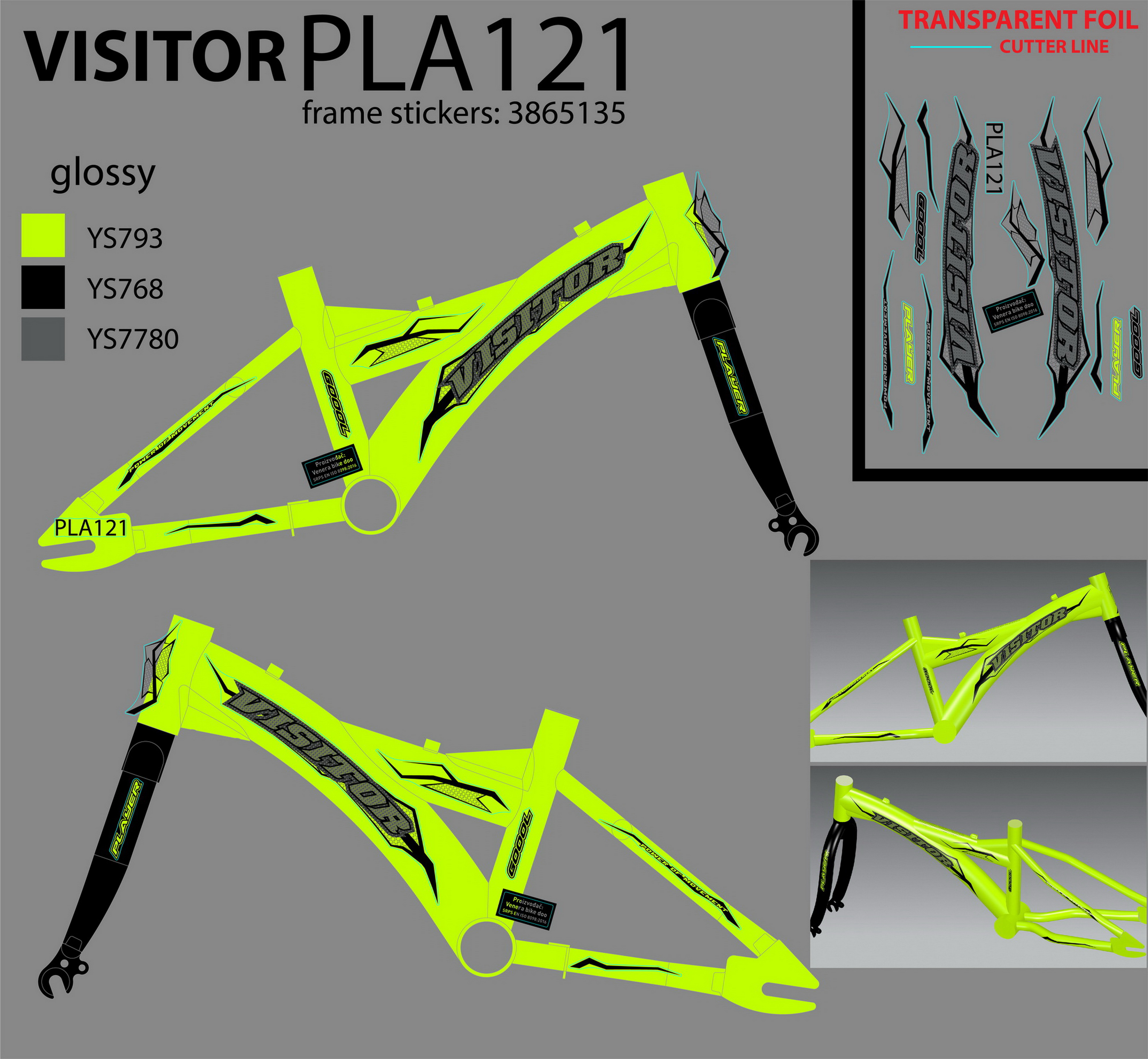 NAL.P.RAM.VEN sticker pla121 2021 @@@ | Venera Bike d.o.o.