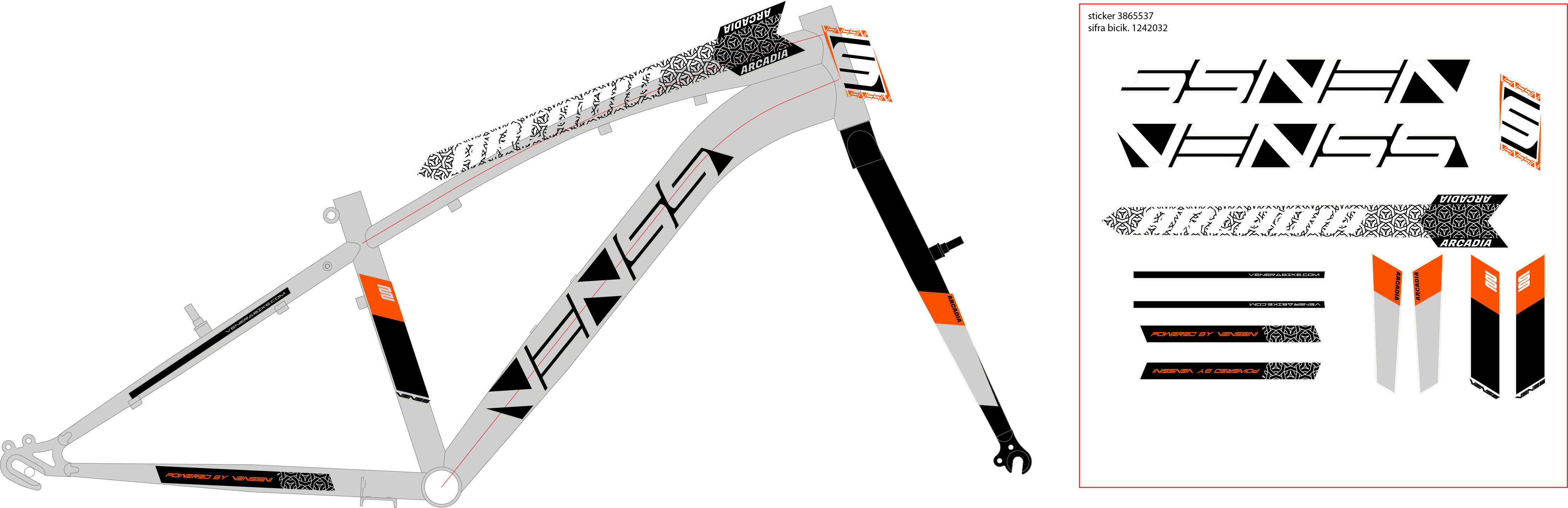 NAL.P.RAM.VEN YNG/VB/ARC242UTV/25BK01P17/XS12 2025 | Venera Bike d.o.o.