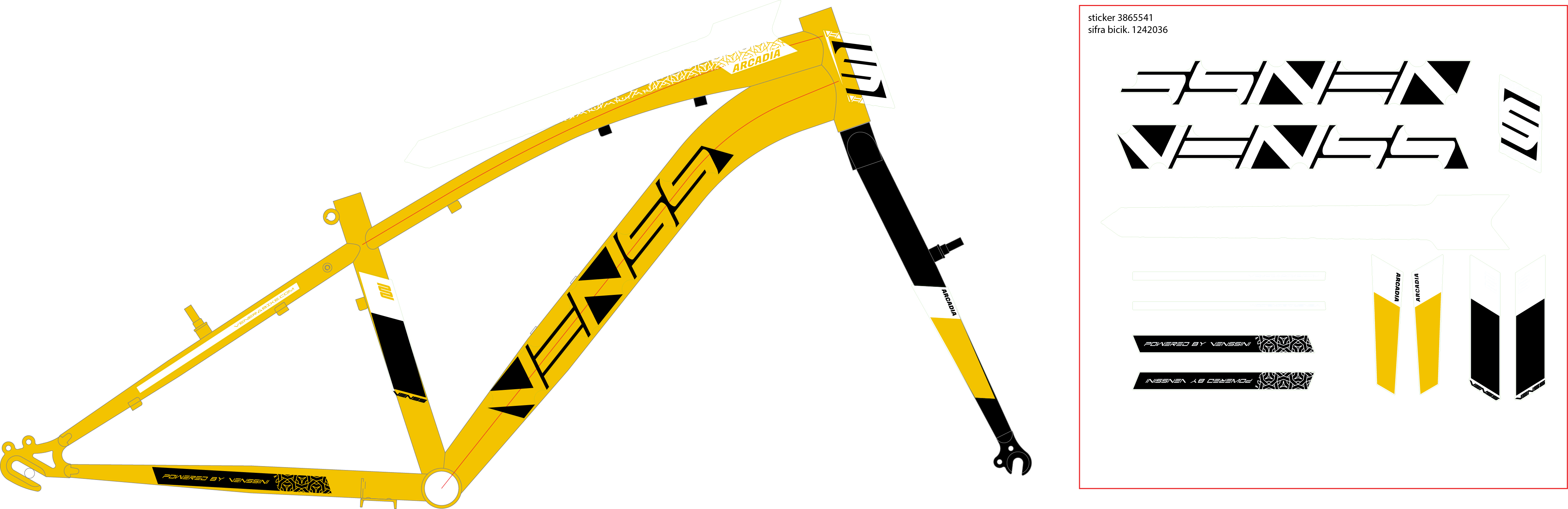 NAL.P.RAM.VEN YNG/VB/ARC242UTV/25BK01P06/XS12 2025 | Venera Bike d.o.o.